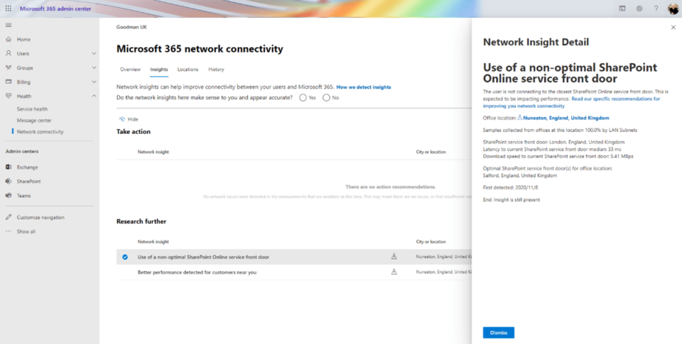 Using Microsoft's New Network Connectivity Insights Tools