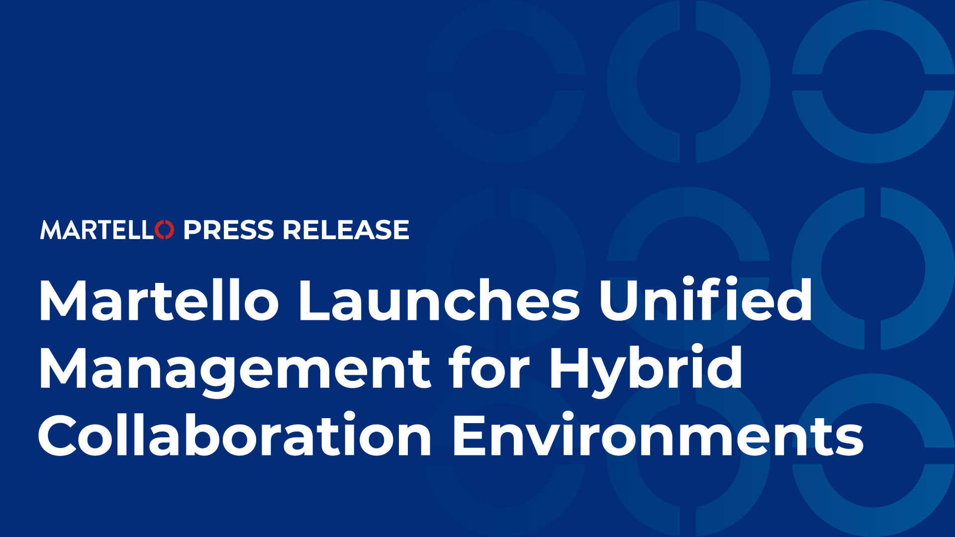 Martello Launches Unified Management for Hybrid Collaboration ...
